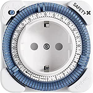 Analoge Steckdosen-Zeitschaltuhr theben-timer 26 safety-plus
